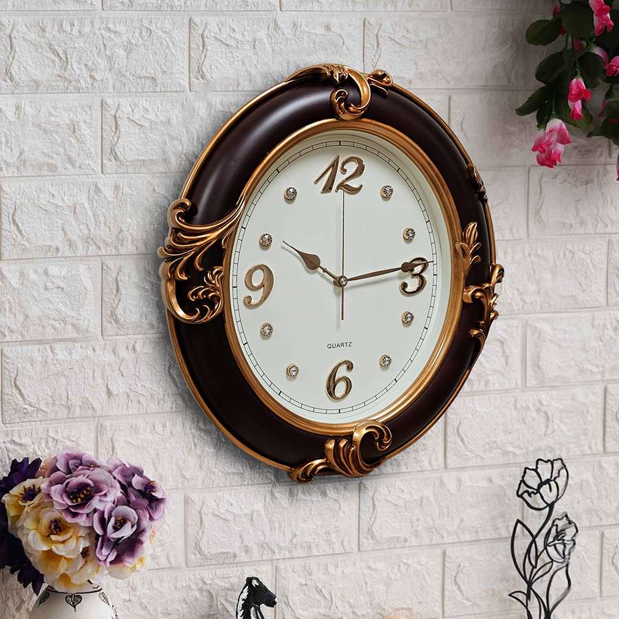 Oval Shape Antique Vintage Wall Clocks – Vintagelite
