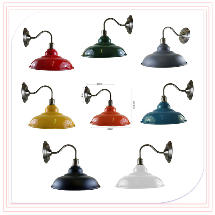 Modern Swan Neck Metal Wall Sconces Wall Light|VintageliteUK