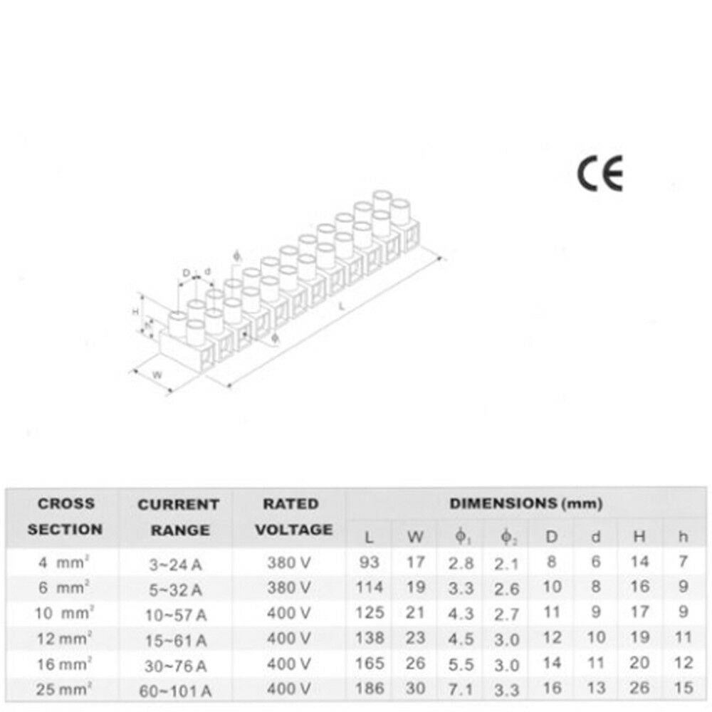 Simplified Connectivity: Electric Wire Terminal Cable Connectors (3A ...
