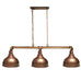 Triple Light ceiling, light fittings kitchen design – Vintagelite