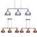 Triple Light ceiling, light fittings kitchen design – Vintagelite